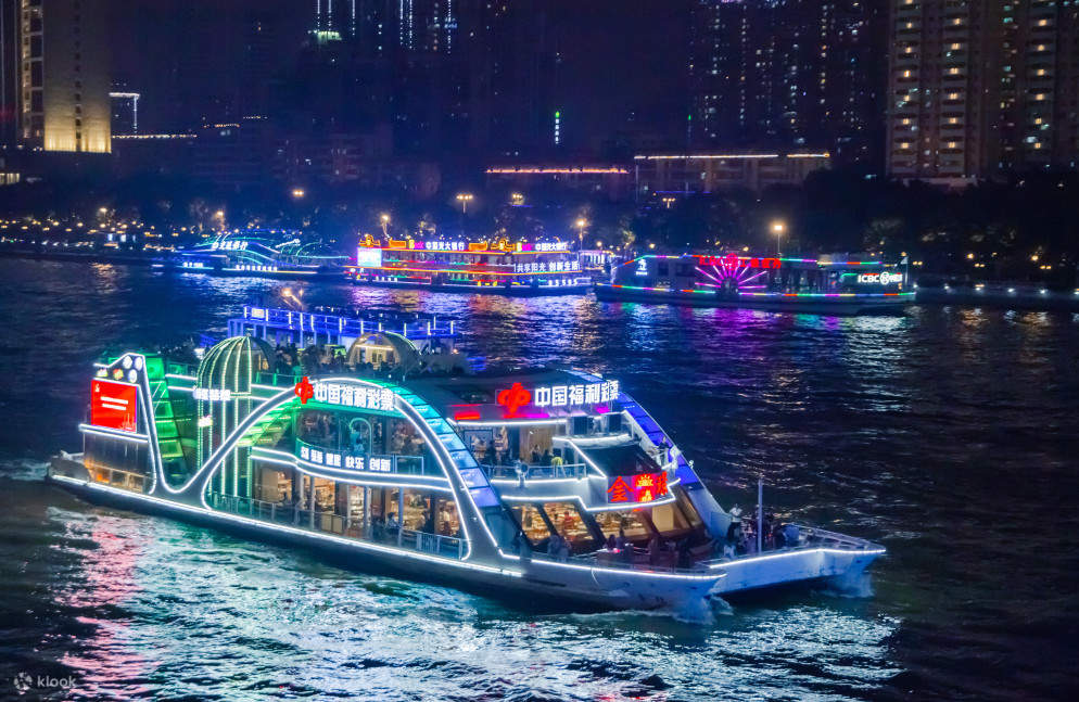 Pearl River Night Cruise in Guangzhou (Canton Tower Fortune Pier) - Klook Singapore