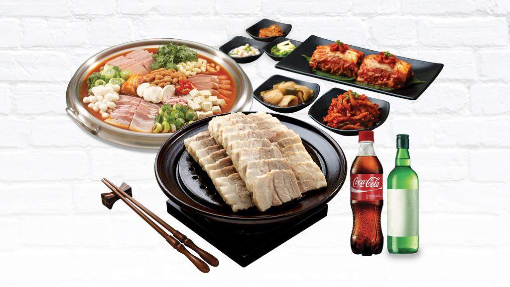 Meal Sets at Nolboo Bossam Budaejjigae in Seoul