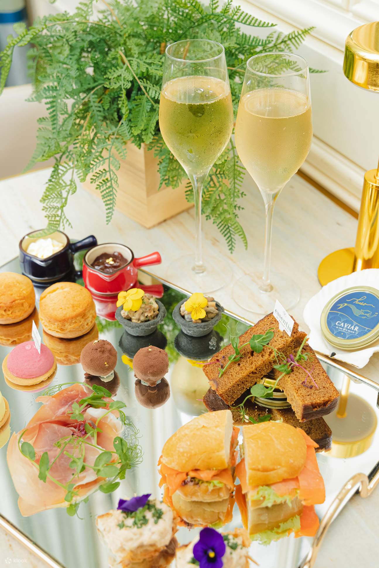 Huso Afternoon Tea Set for 2｜The Pottinger HK, Central - Klook New ...