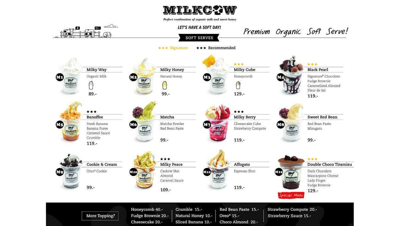Discounted Soft Serves at Milkcow at Siam Paragon and CentralWorld ...