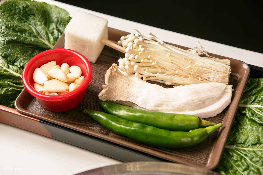 Palsaik Samgyumpsal Eight Flavors Pork Belly Set in Hongdae, Seoul