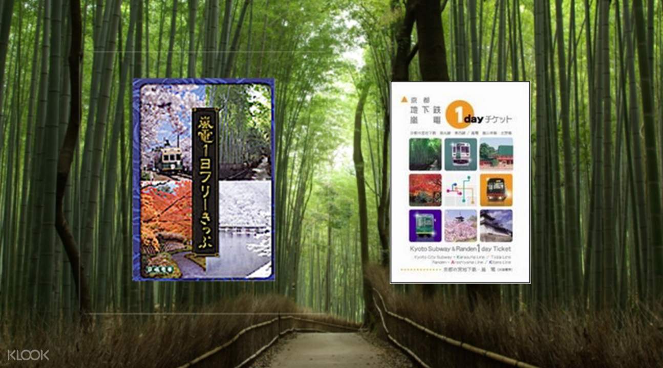 Randen + Kyoto Bus or Subway 1 Day Pass