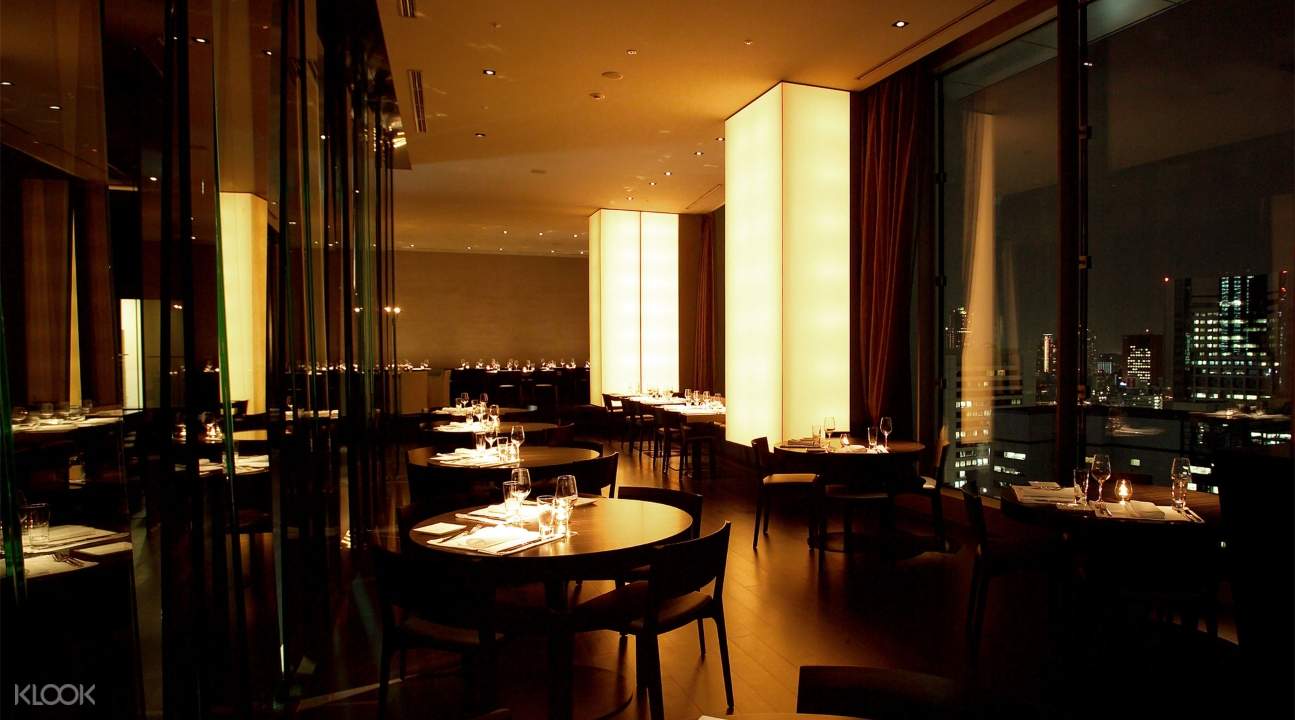 Restaurant Sky at the Mitsui Garden Hotel in Ginza, Tokyo, Japan