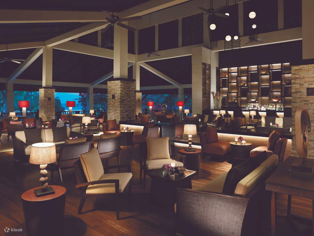 Lobby Lounge In Shangri La Rasa Ria