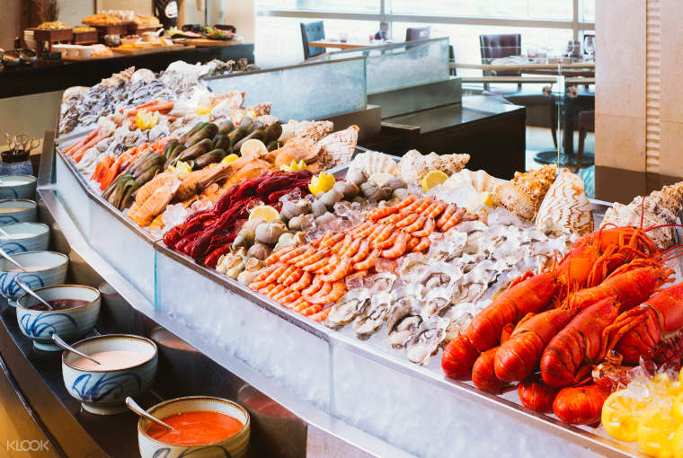 Buffet at The Food Gallery in The Langham