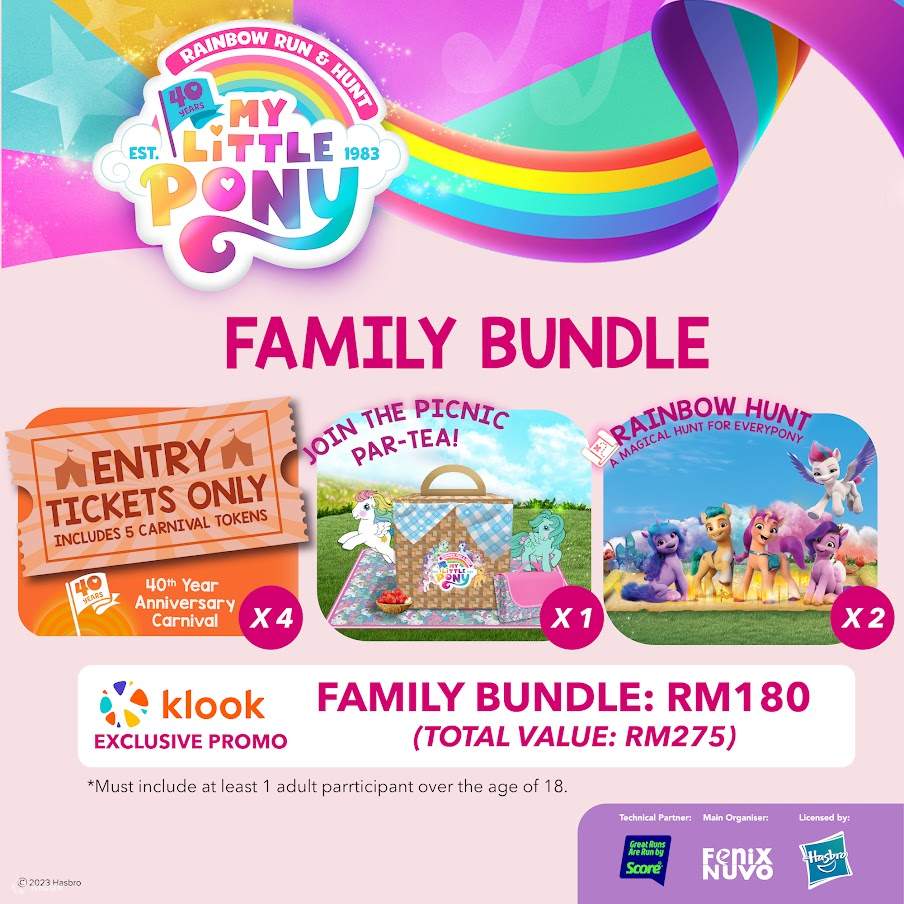 My Little Pony Rainbow Run & Hunt Carnival Ticket, Bandar Seri Coalfields - Klook Malaysia Malaysia