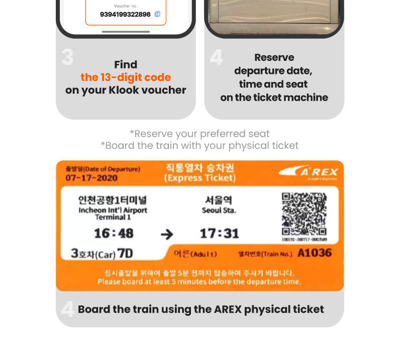 AREX Incheon Airport Express Train Ticket - Klook
