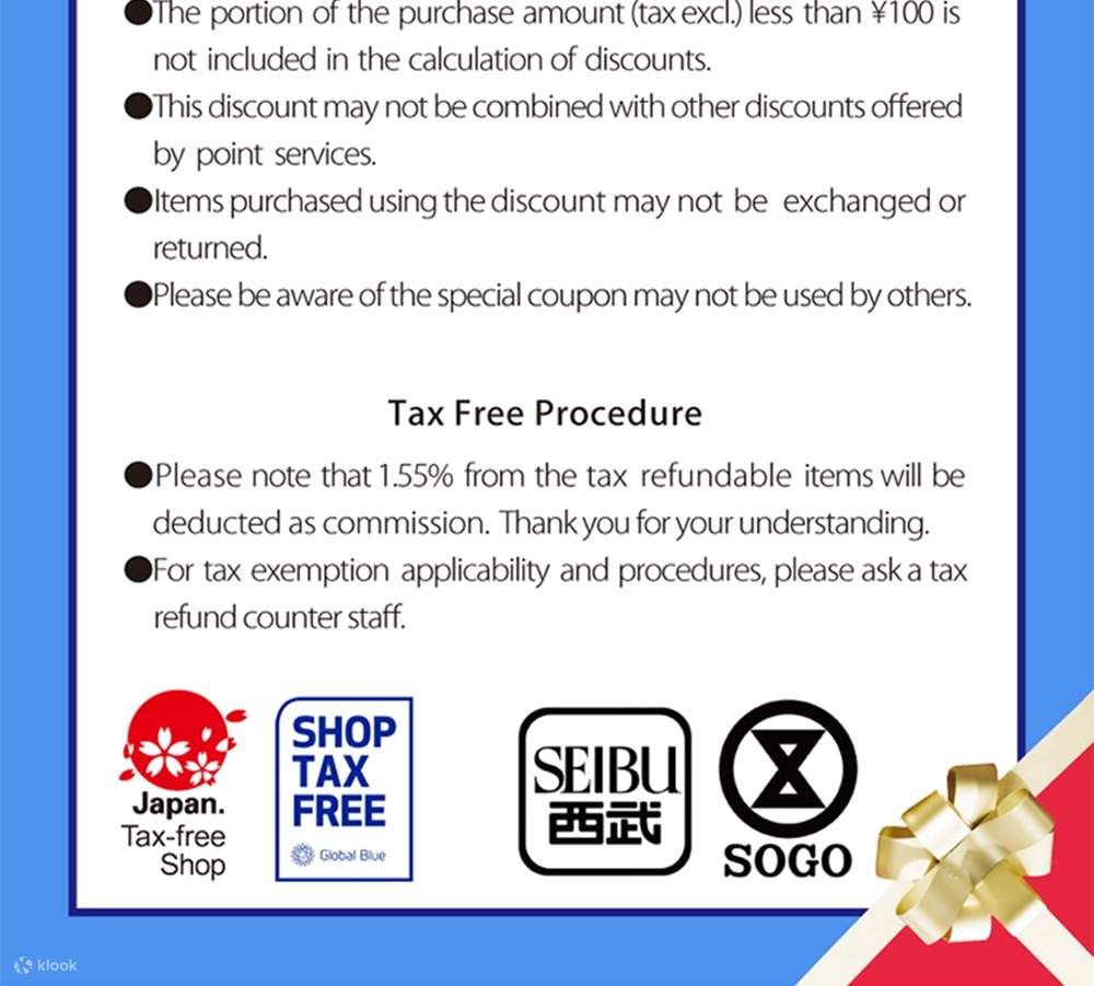 SEIBU Department Special Coupon - Klook United States