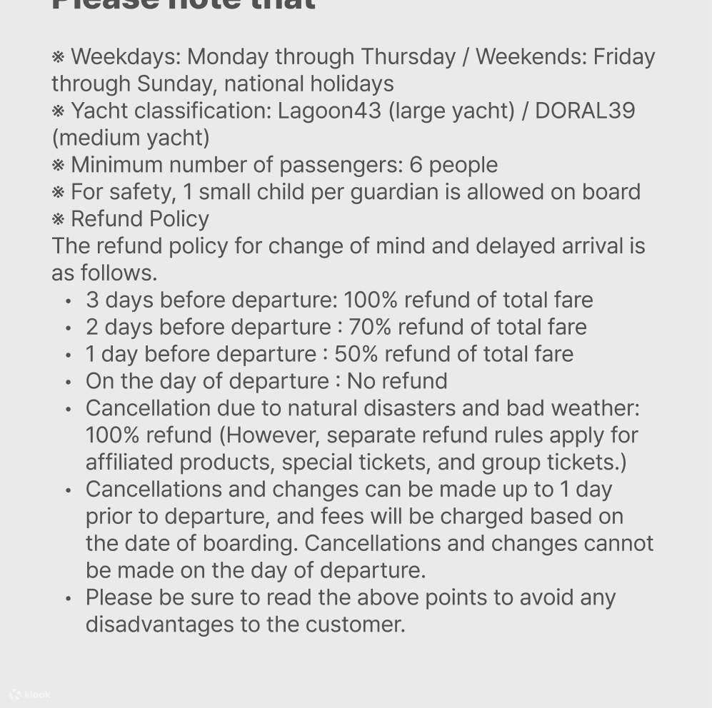 [Klook Discount] Luxury Yacht Experience in Busan (Photobook Free ...
