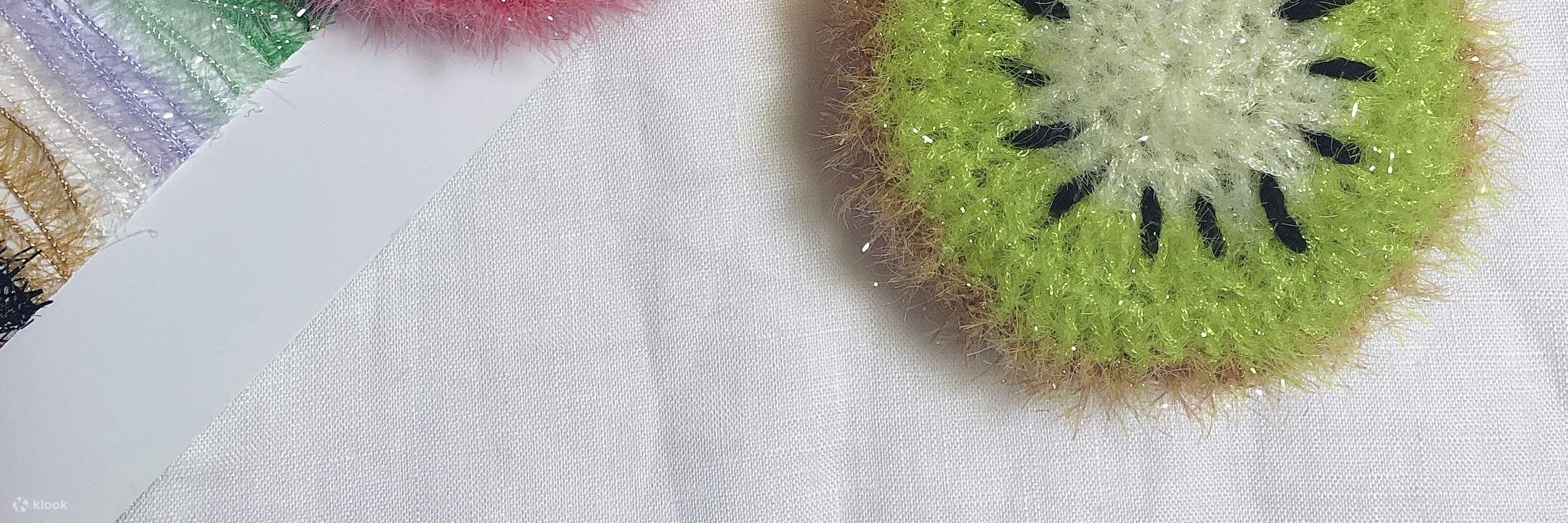 [Klook]K-Crochet Dish Scrubby Making Class + (option)Cooking Class - Klook