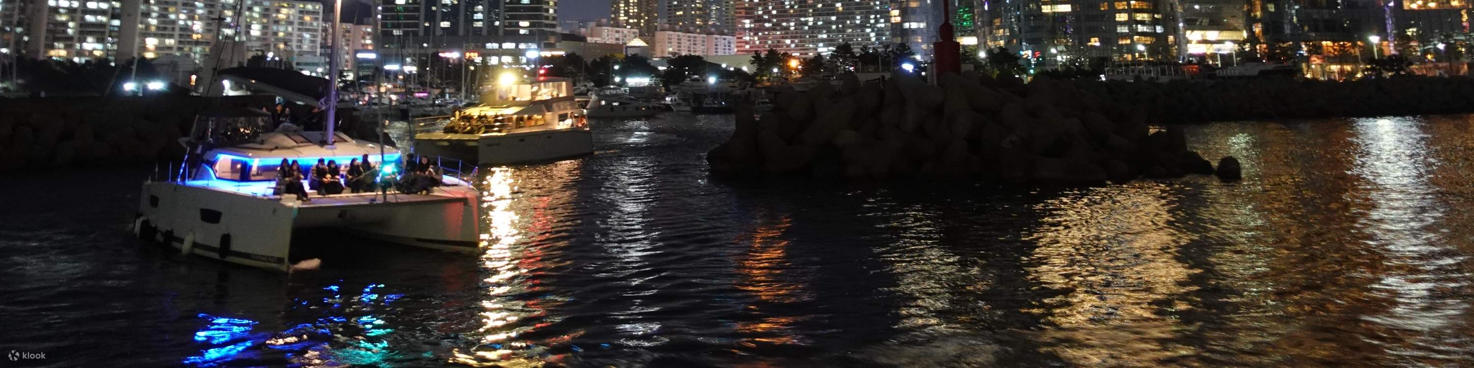 Busan Night Yacht Tour with Gwangalli Drone Light Show - Klook