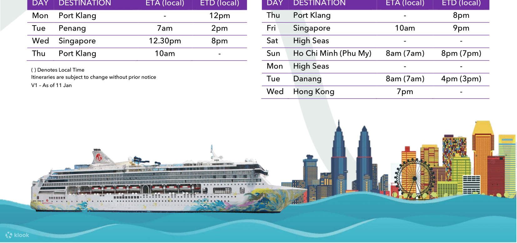 Resorts World Cruises One in Singapore - Klook