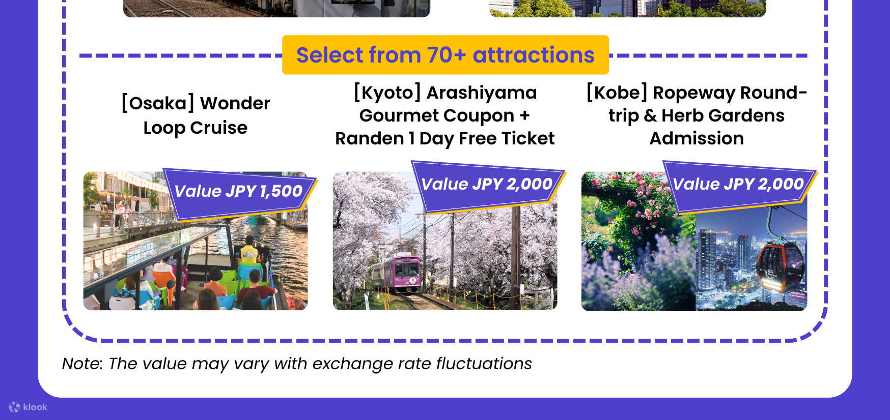 Have Fun in Kansai Pass - Klook