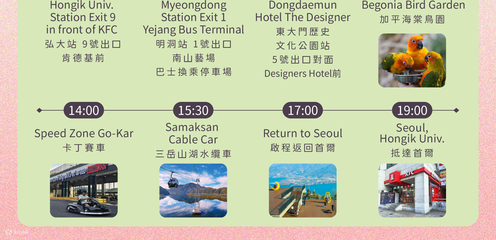 Eden Cherry Blossom Road x AQUAFIELD Jjimjilbang x Begonia Bird Park - Klook