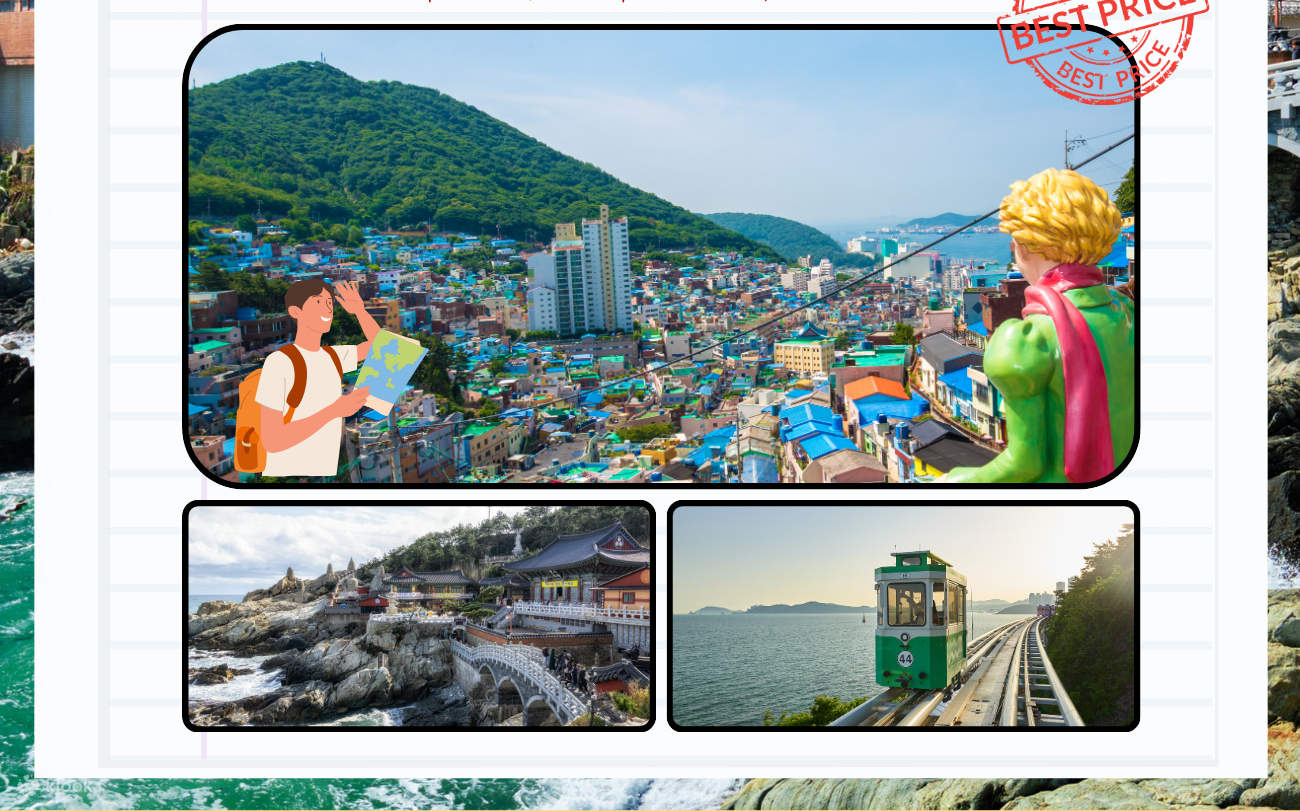 Busan & Haeundae Blueline Park One-day Guided Tour - Klook Malaysia
