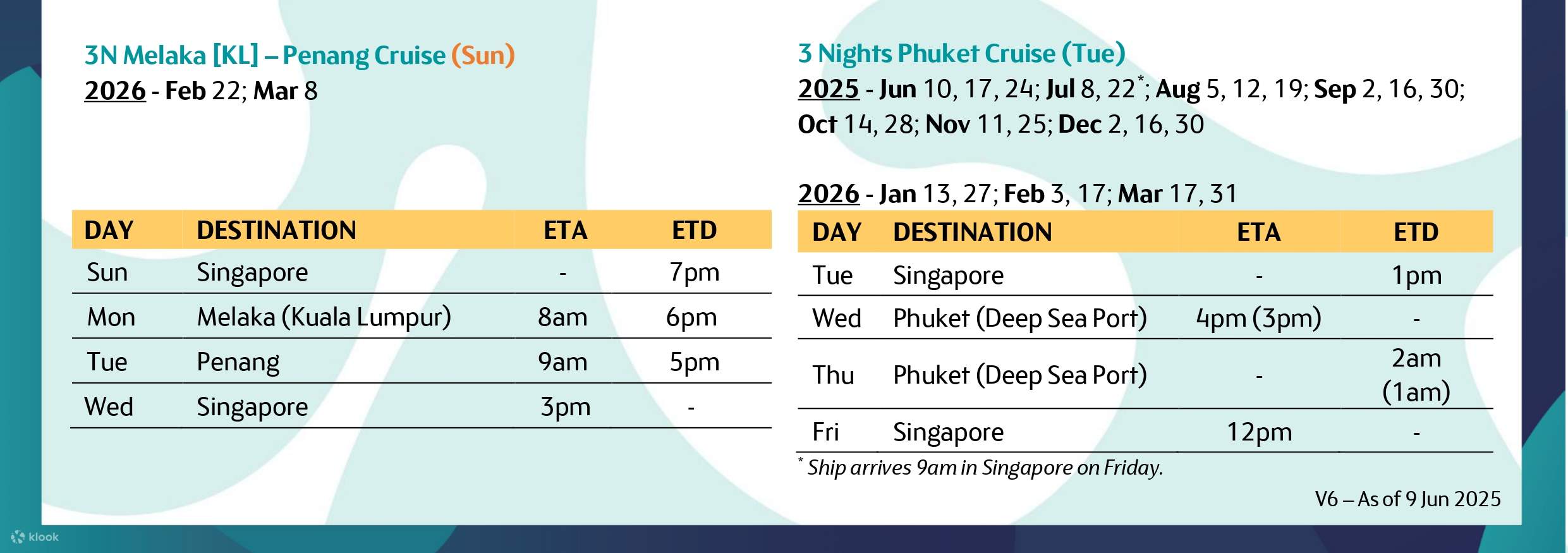 Genting Dream Destination Cruises by Dream Cruises - Klook