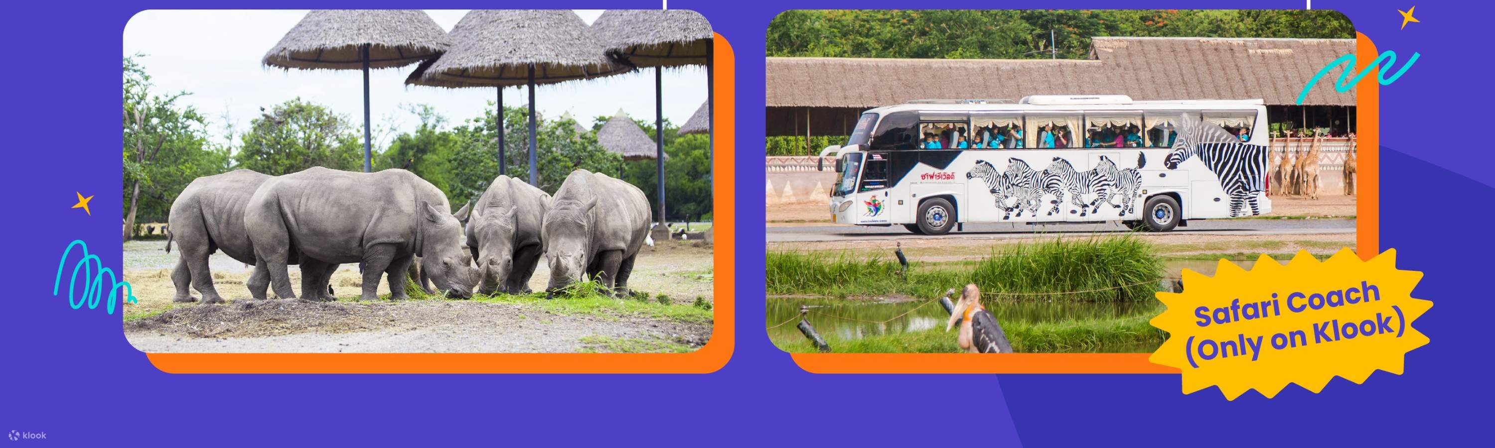 Bangkok Safari World Shared and Private Transfers Service Tour - Klook ...