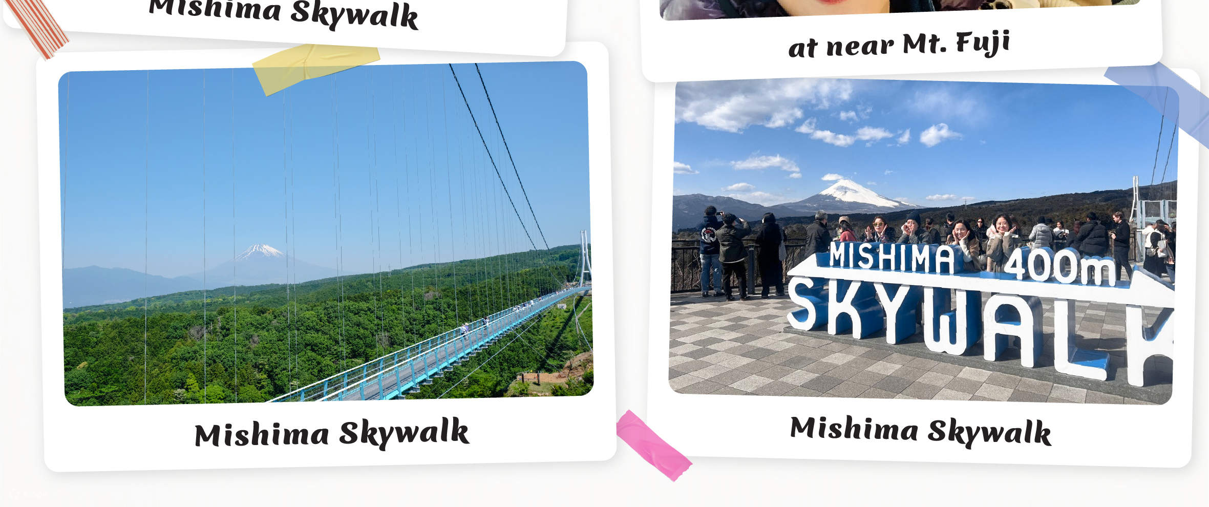 [Mt. Fuji & Hakone] Fujisan Yumeno Ohashi, Owakudani, Oshino Hakkai ...