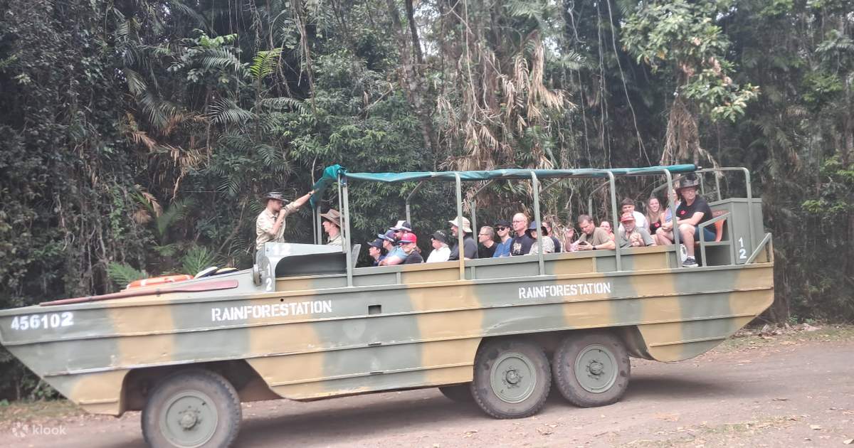 Kuranda Scenic Railway & Army Duck Tour from Cairns - Klook United States