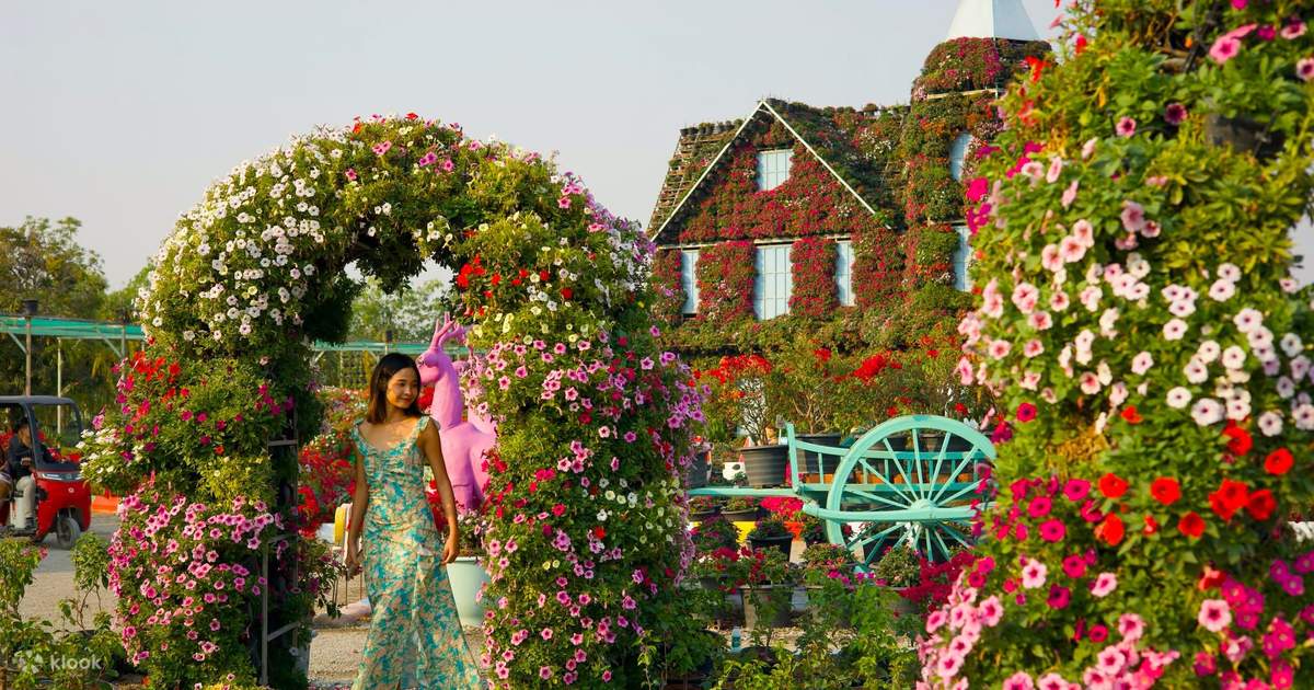 Siem Reap Nature Escape :Flower Garden, Aquarium , Ferris Wheel Ride ...