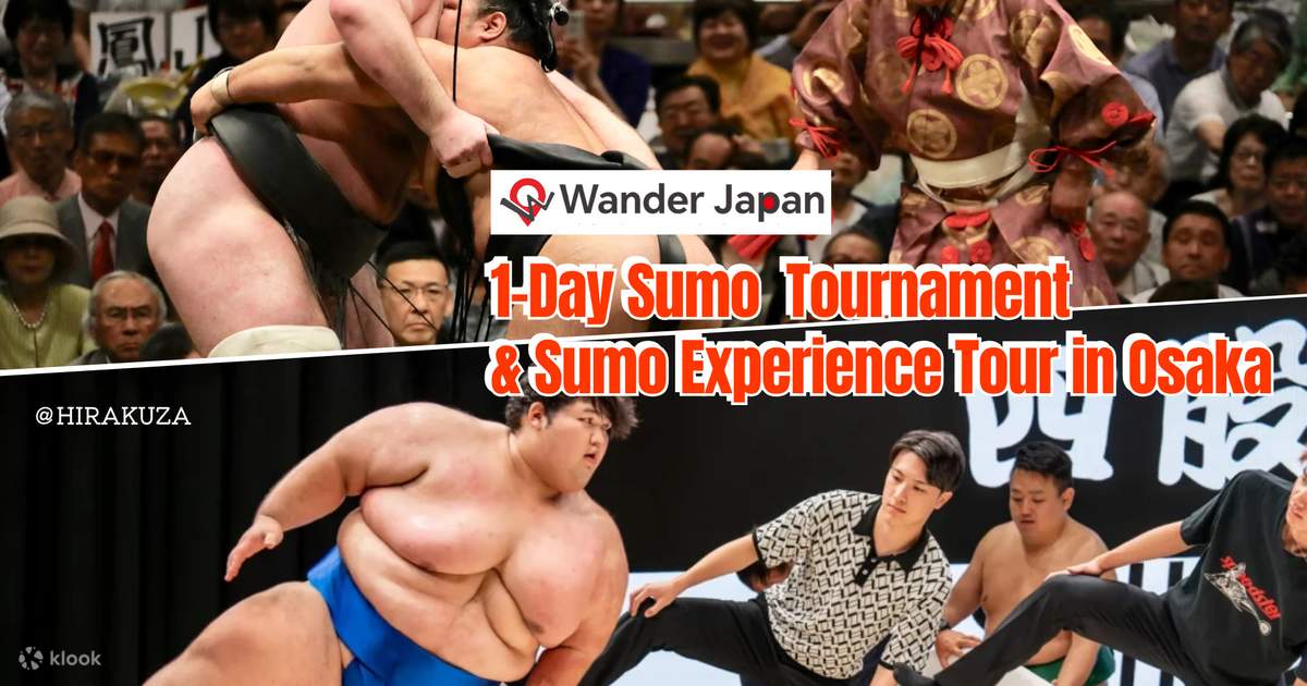 1-Day Grand Sumo Tournament & Sumo Experience Guide Tour in Osaka ...