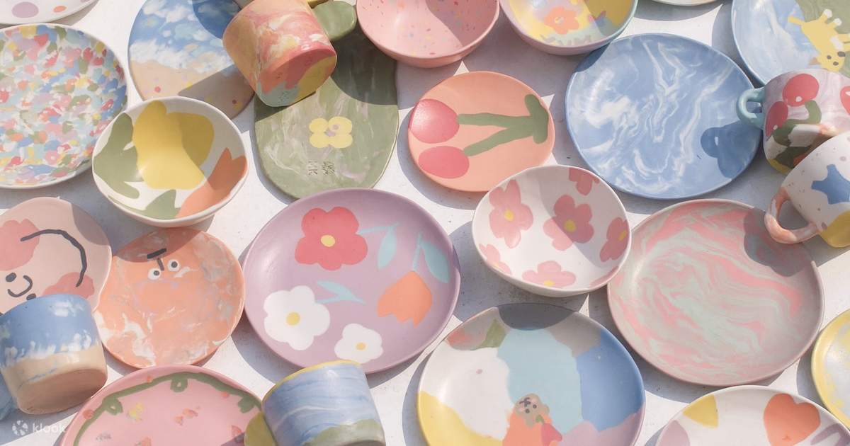 Ceramic Plate Marbling Workshop & Experience in Seoul - Klook Australia