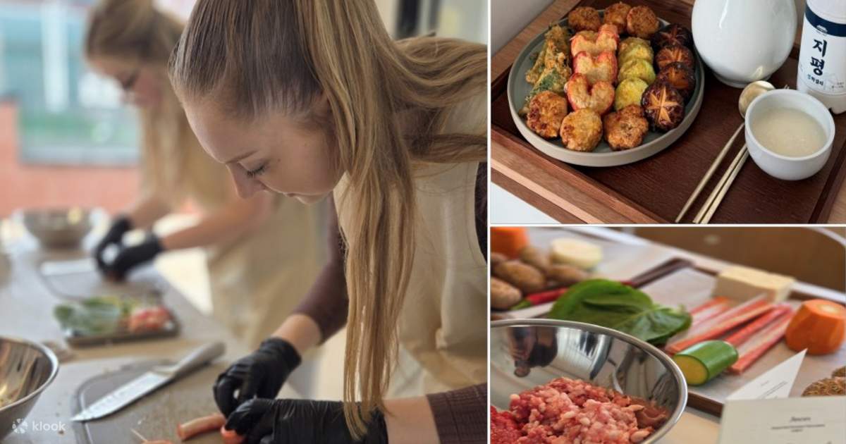 Seoul Cooking Class with a former Michelin-Starred Chef+Market Tour - Klook