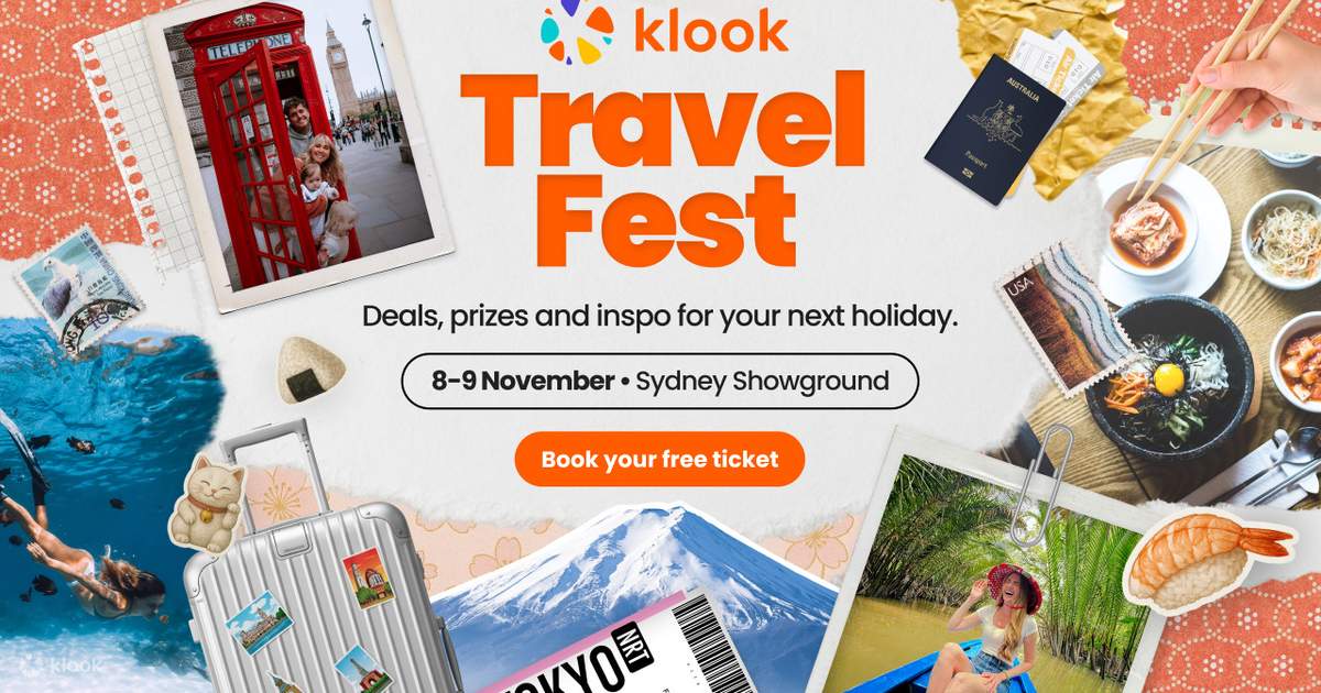 Klook Travel Fest 2025 FREE Admission in Sydney - Klook Australia