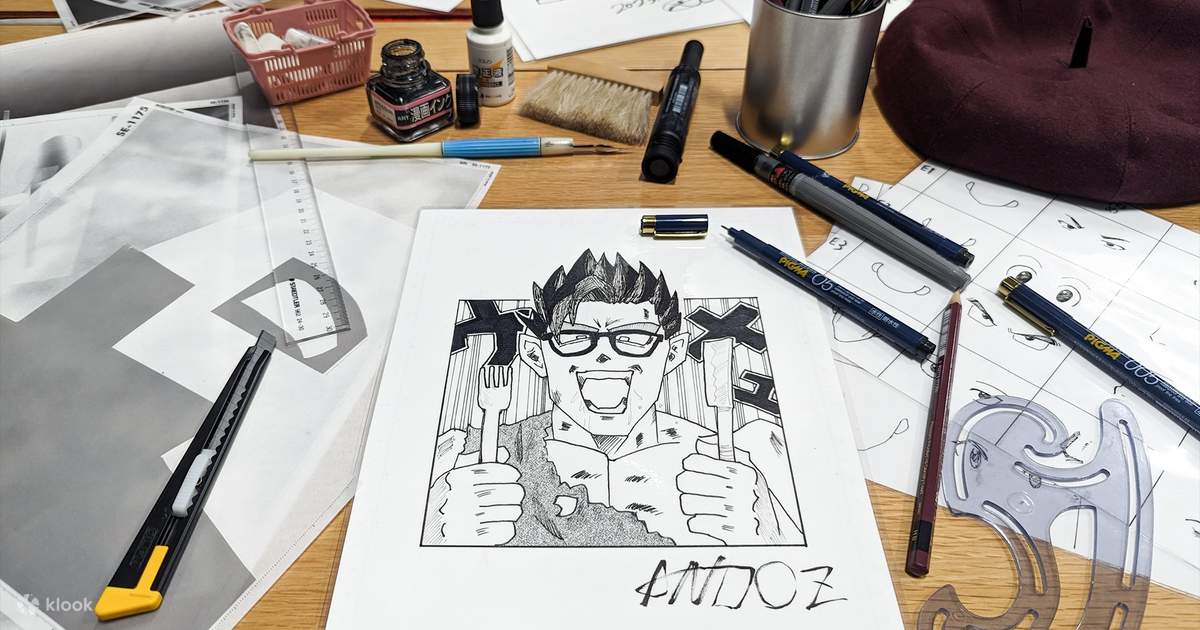Manga Drawing Experience Taught by a Professional Manga Artist (Tokyo ...