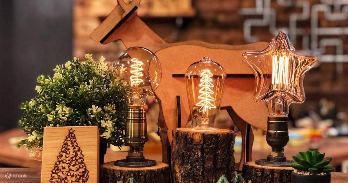 HUBOX Handmade Retro Industrial Style Lamp DIY Workshop - Klook