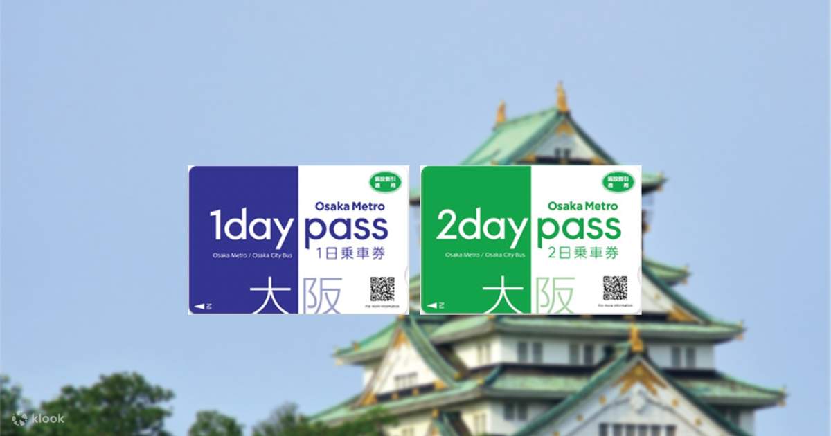 OSAKA Metro Tourist Pass 1 Hari atau 2 Hari di Osaka, Jepang - Klook