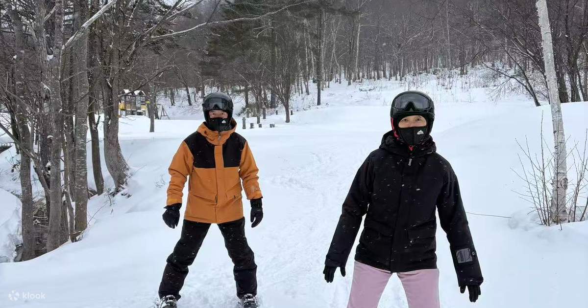 Hokkaido Sapporo Snowmobile Land Experience | Morning Skiing + BBQ ...