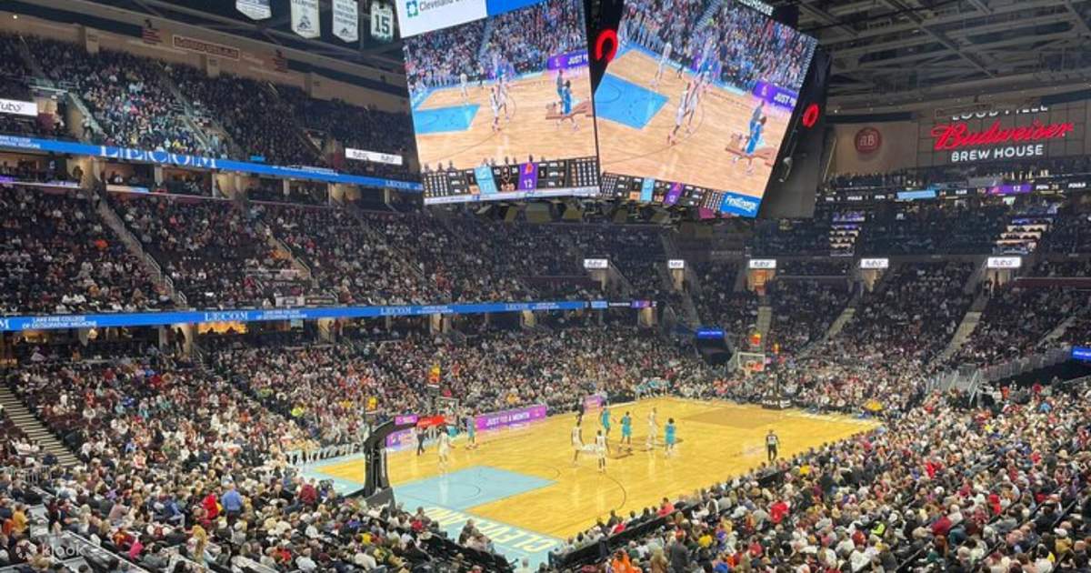 เกมบาสเกตบอล Cleveland Cavaliers ที่ Rocket Arena - Klook ประเทศไทย