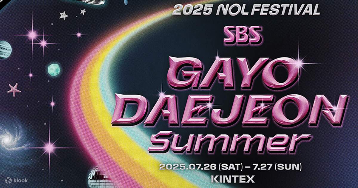 Vé 2025 SBS GAYO DAEJEON SUMMER - Klook Việt Nam