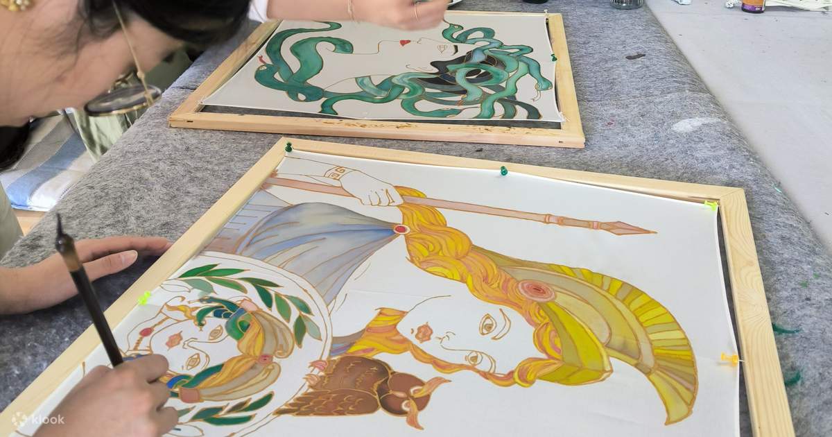 Create your own Greek Silk Scarf Souvenirs - Klook United Kingdom