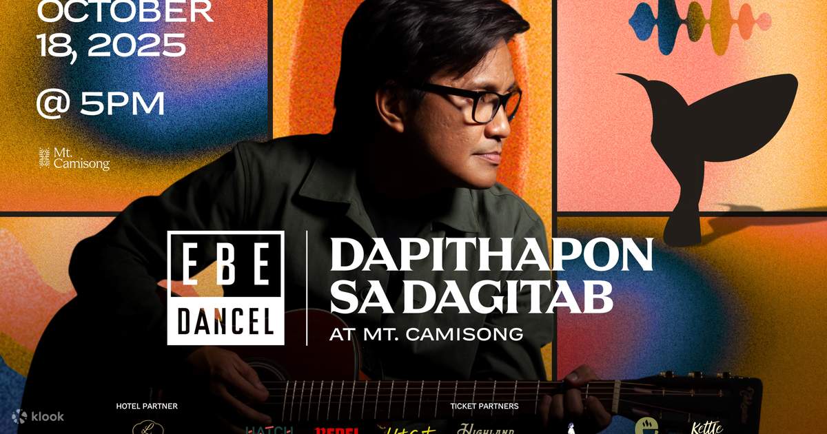 Ebe Dancel「Dapithapon sa Dagitab」演唱會 - Klook香港