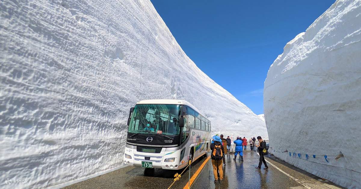 One-day tour to the Tateyama Kurobe Alpine Route from Kanazawa - Klook ...