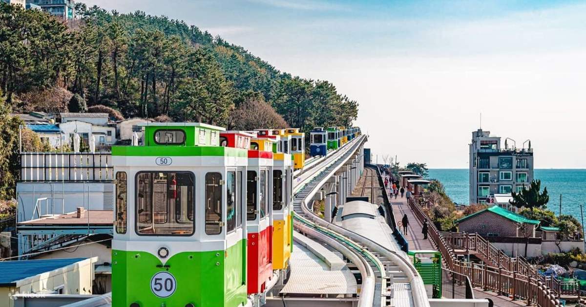 Busan Haeundae Blueline Park Sky Capsule & Beach Train Voucher - Klook