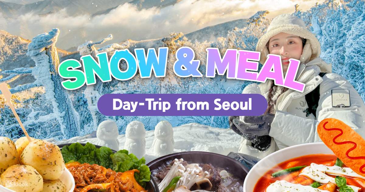 Snow & Meal Day Tour from Seoul - Snow Blossom Tour Packages - Klook