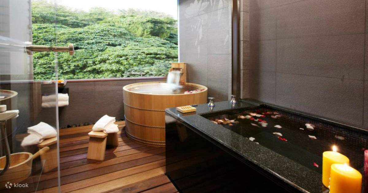 Karanasan sa pagligo sa Jin Du Elegant Hot Spring Hotel Landscape Hot ...