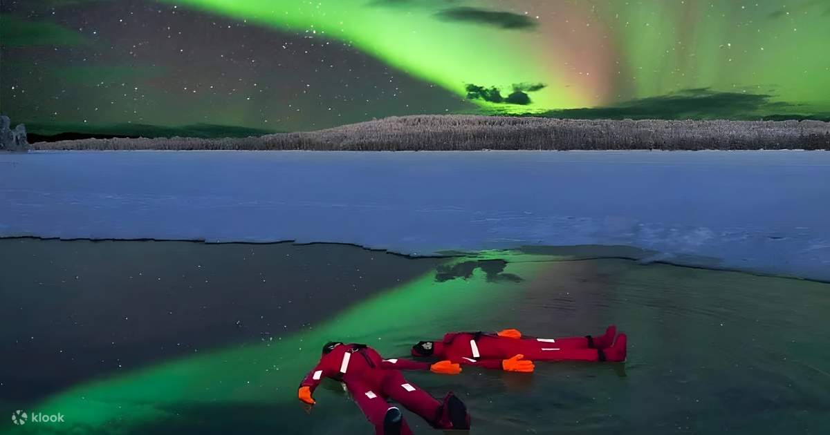 Ice Floating with Aurora Borealis Tour from Rovaniemi - Klook United States