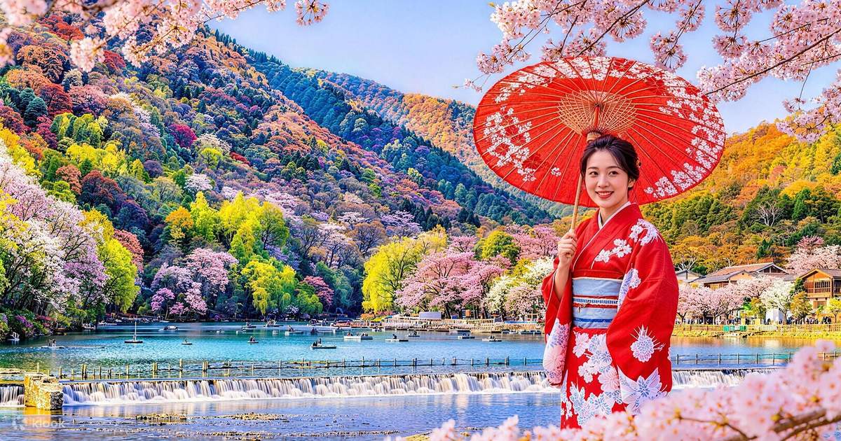 Kyoto - Arashiyama - Nara｜Tàu Sagano Romantic, Rừng tre Sagano, Vườn ...