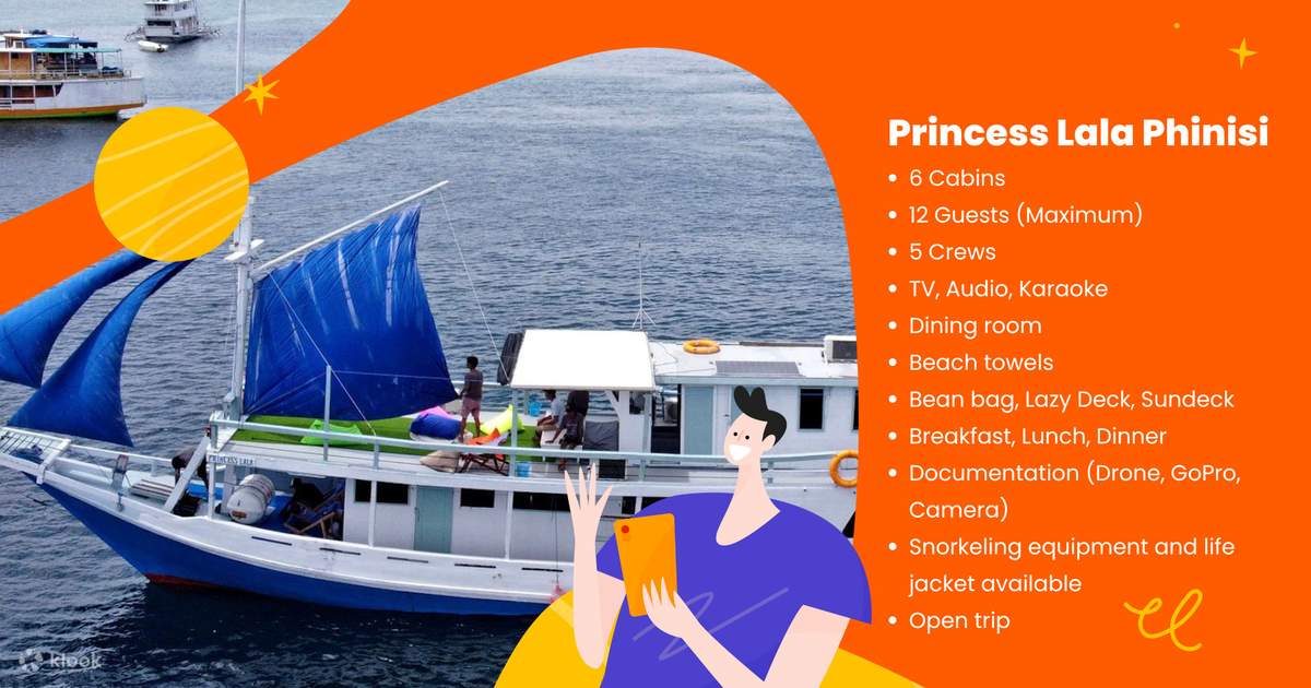 Princess Lala Phinisi Sailing Komodo Liveaboard Labuan Bajo - Klook