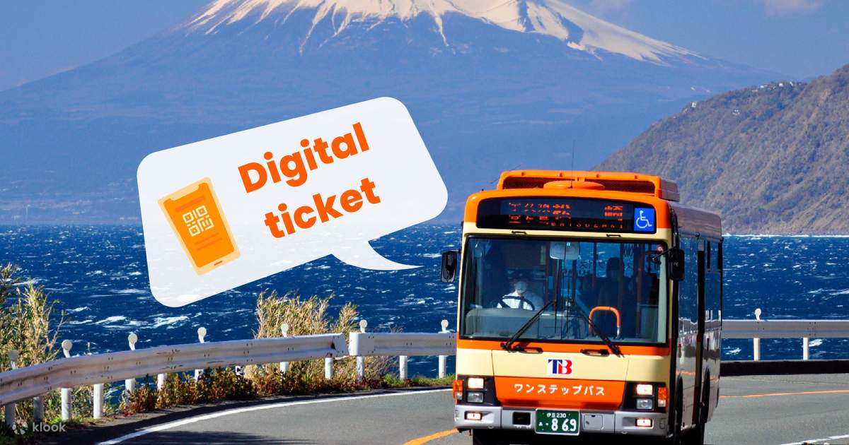 Tokai Bus Digital Ticket for Izu Peninsula, Atami and Mishma - Klook ...