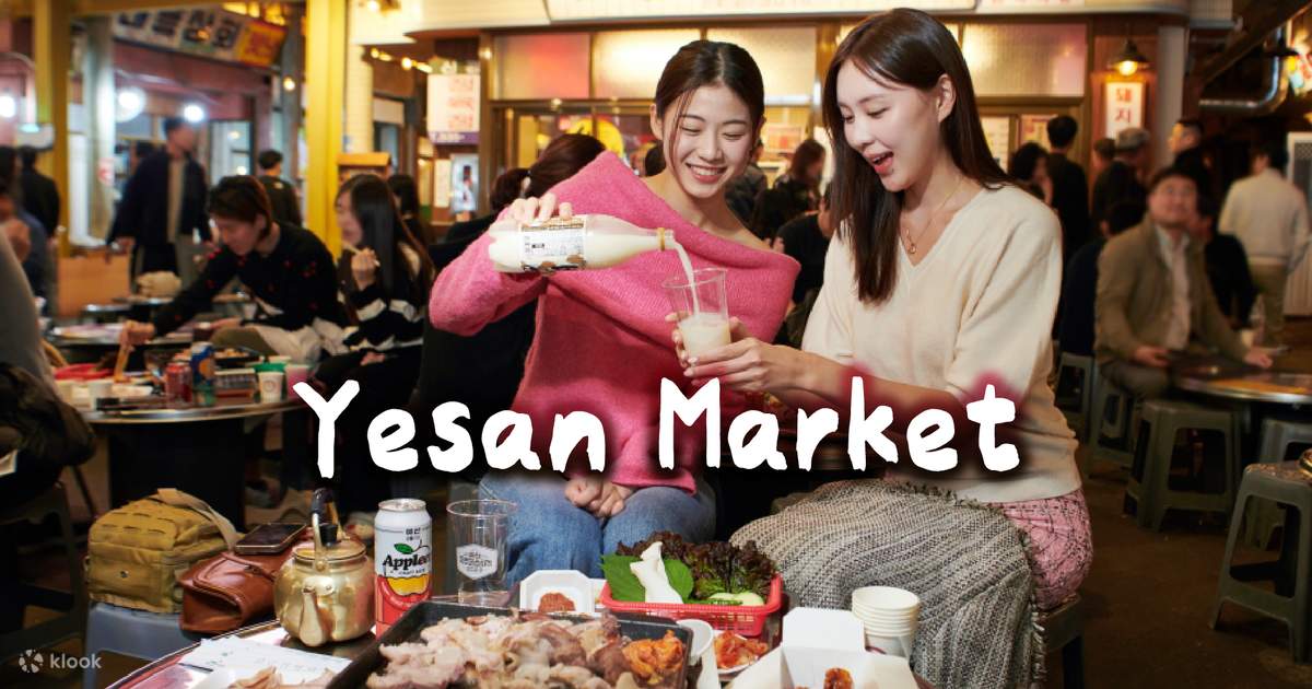 Tur Pasar Yesan Paik Jong Won x Kuil Gakwonsa untuk Melihat Bunga ...