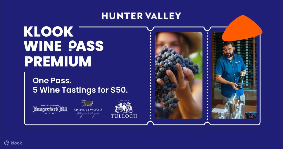 Klook Premium Wine Pass in Hunter Valley - Klook États-Unis