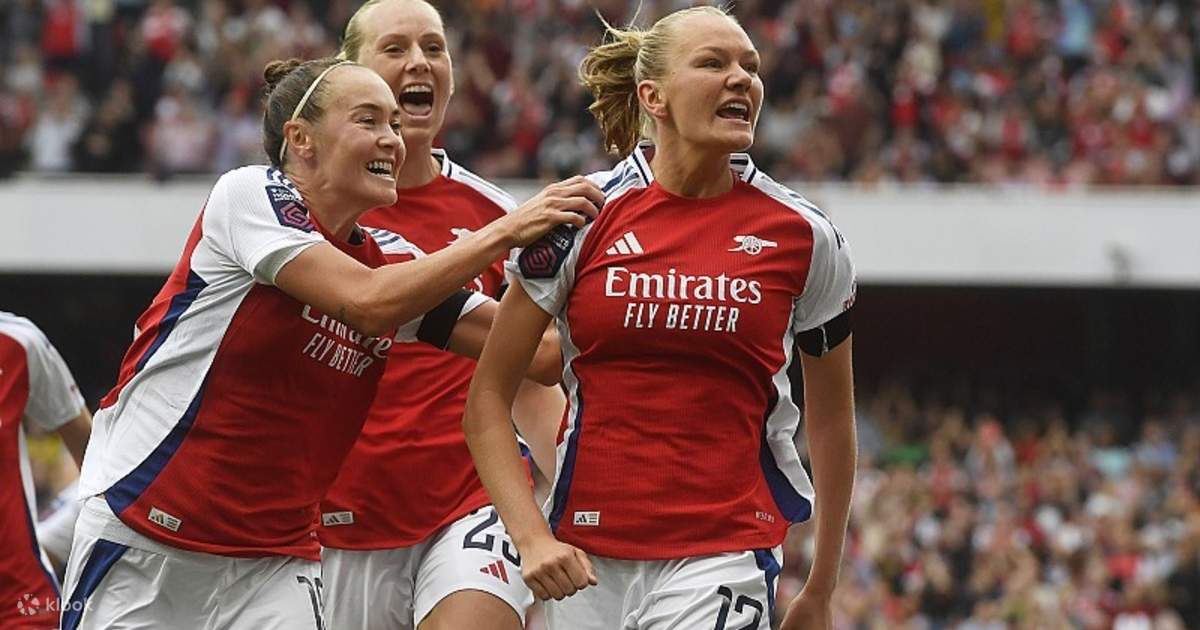 Arsenal Women v Spurs Women WSL Match at Emirates Stadium - Klook