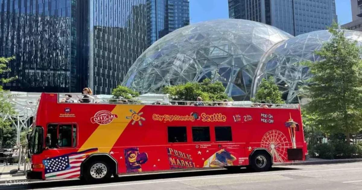 Seattle Hop-On-Hop-Off Bus by City Sightseeing with Cruise - Klook ...