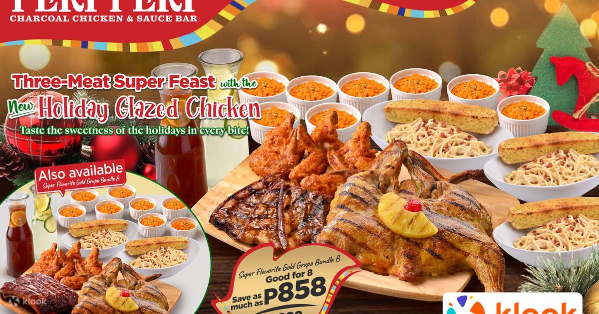 Peri-Peri Charcoal Chicken & Sauce Bar F&B Deals - Klook Philippines
