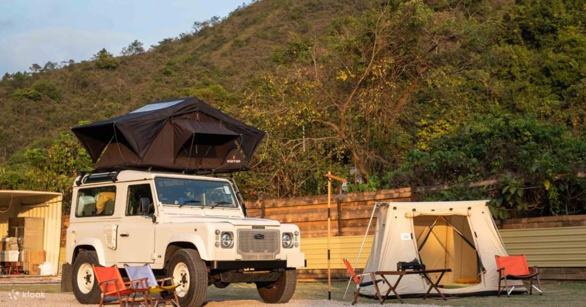 Garden Green | Land Rover Defender Car Luxury Camping Experience ...